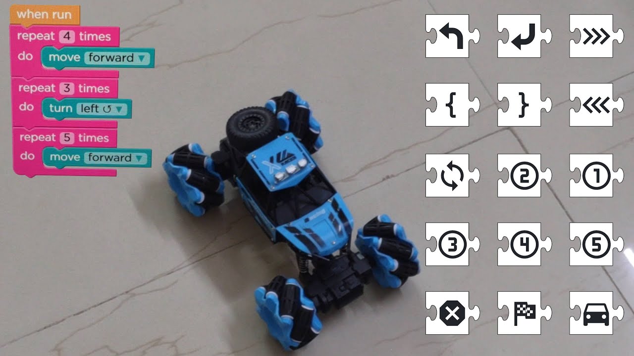 Demo: Tangible Programming: Toy Car: Kids Block Based Programming ...