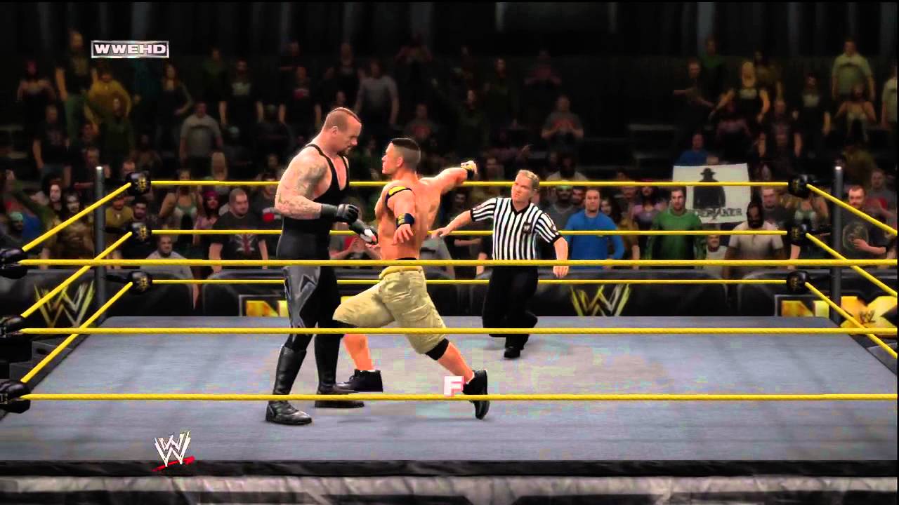 WWE 2K14 John Cena vs The Undertaker Gameplay With Special Moves! - YouTube