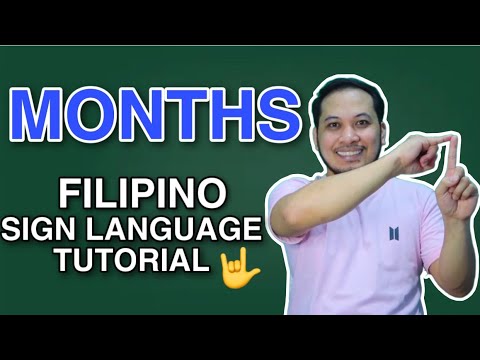 KURTV | FILIPINO SIGN LANGUAGE TUTORIAL | MONTHS OF THE YEAR - YouTube