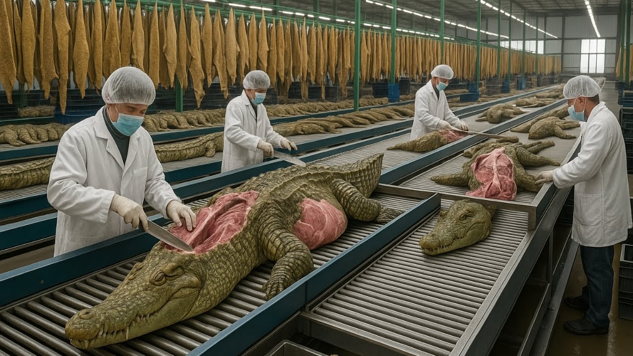 Inside the American Crocodile Leather Factory – How the Skin Becomes ...