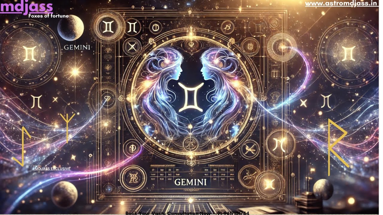2025 :Gemini Prediction by RUNE MAGICAL SYMBOL .मिथुन का विस्तार ...