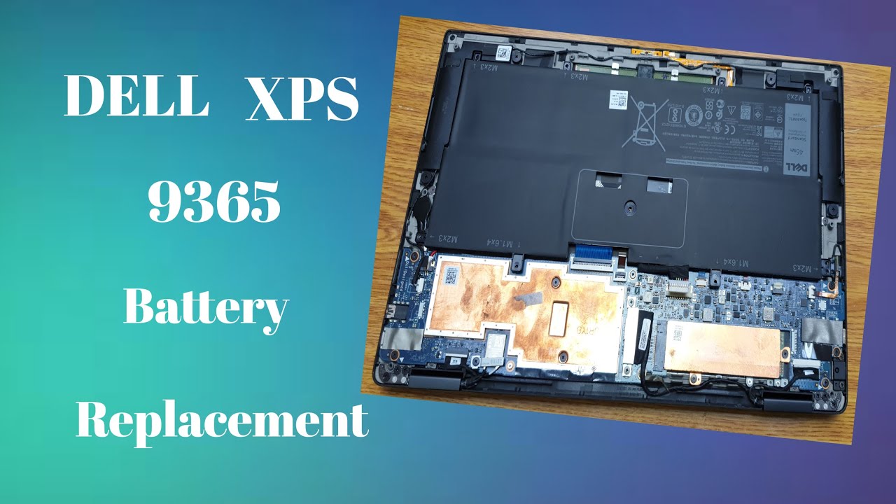 how to Dell XPS Battery Replacement || Dell Xps Battery Fix 9365 - YouTube