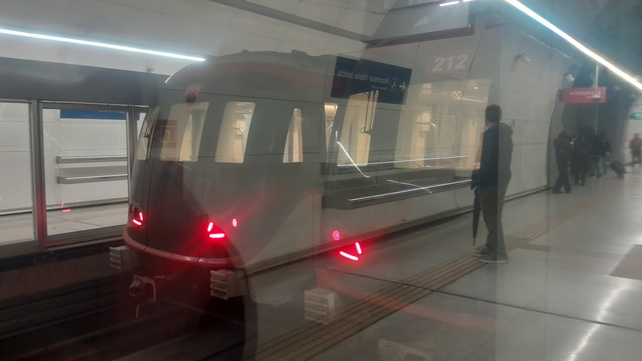 Metro de santiago linea 6 - YouTube