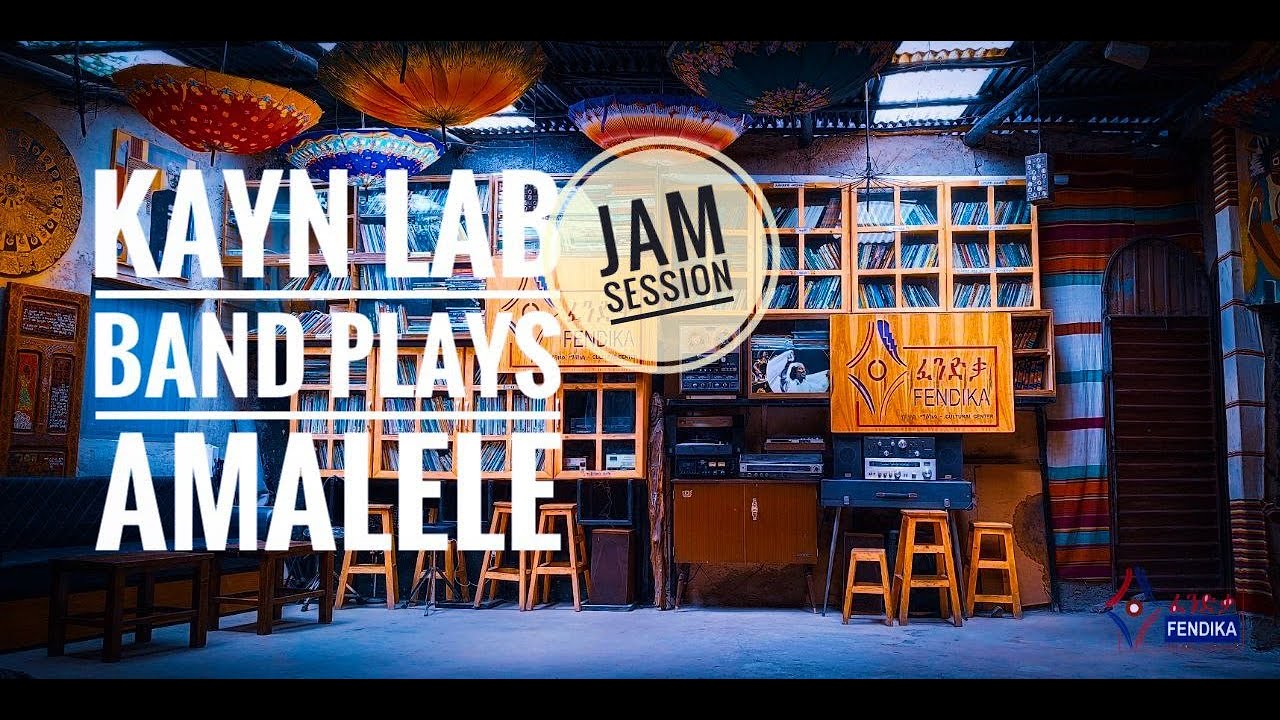 Kayn Lab plays Amalele with Demetros at Fendika culture center (Jam ...