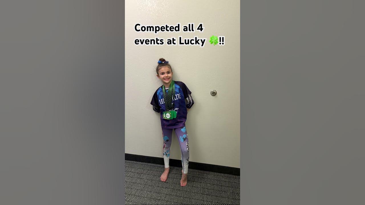 Gymnastics lucky meet - YouTube