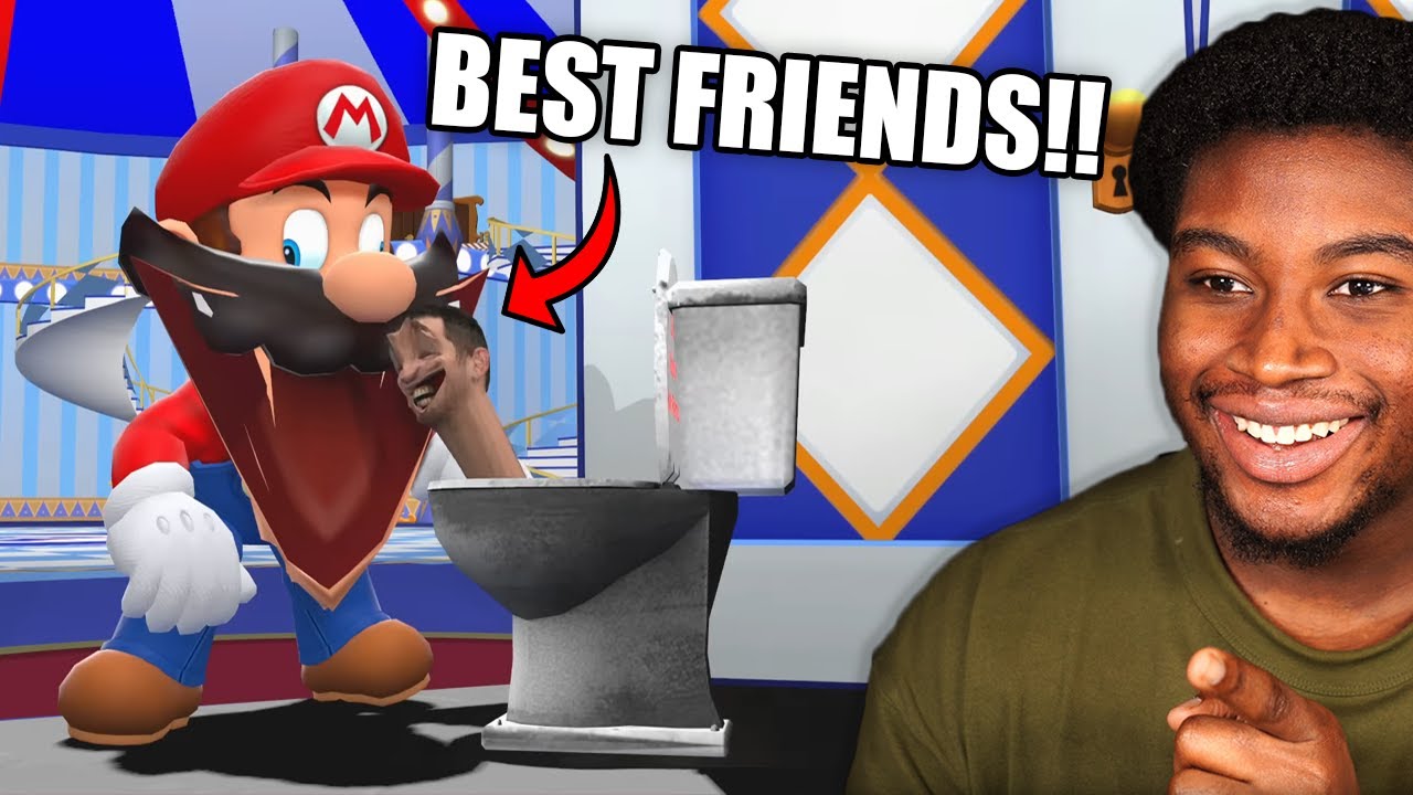 MARIO BEFRIENDS SKIBIDI TOILET! | SMG4: Mario VS Skibidi Toilet! - YouTube