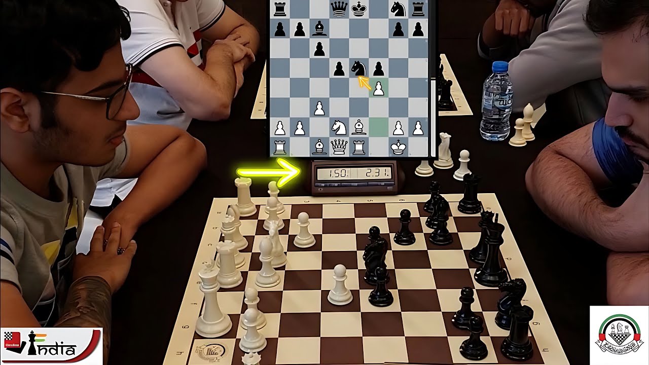 The Knight in Distress | Raunak Sadhwani vs M. Amin Tabatabaei | Al-Ain ...