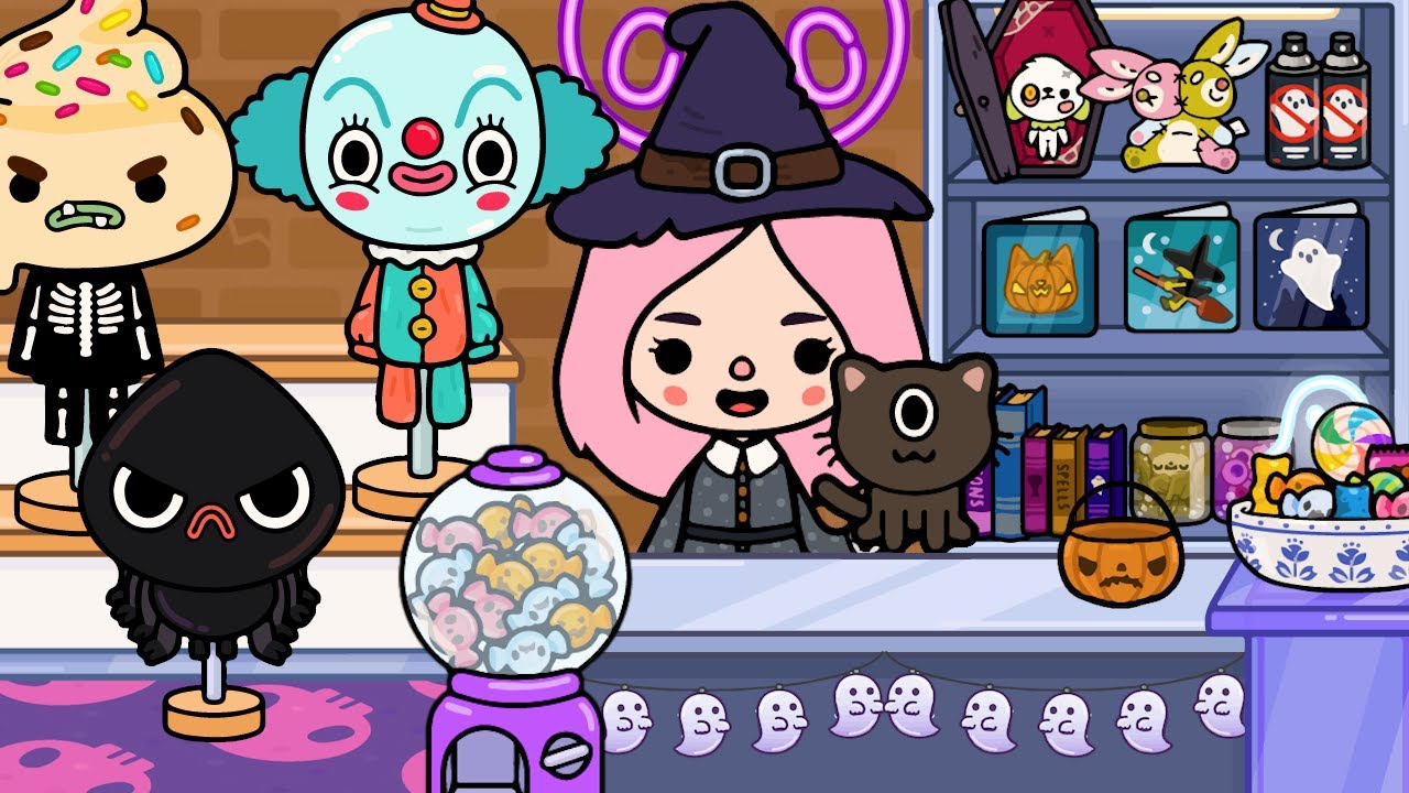 CREO una Tienda de Disfraces y ACCESORIOS de Halloween Toca Life World ...