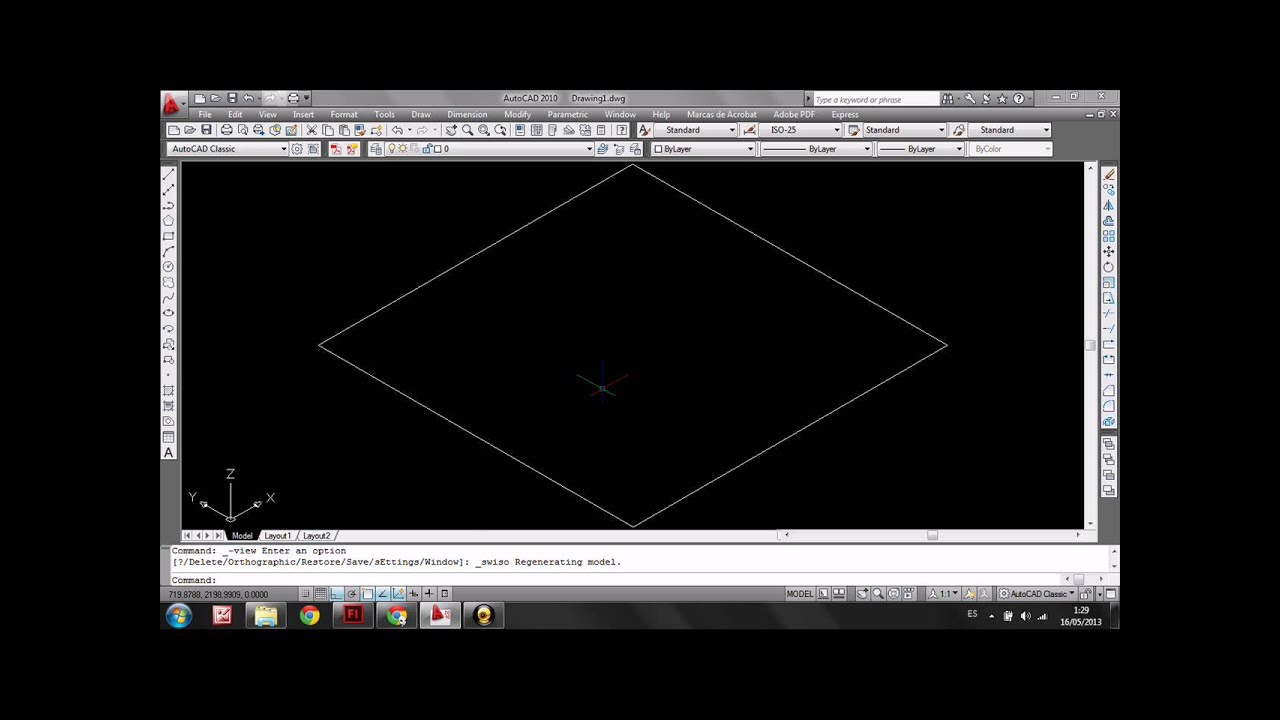 como extruir en autocad? - YouTube