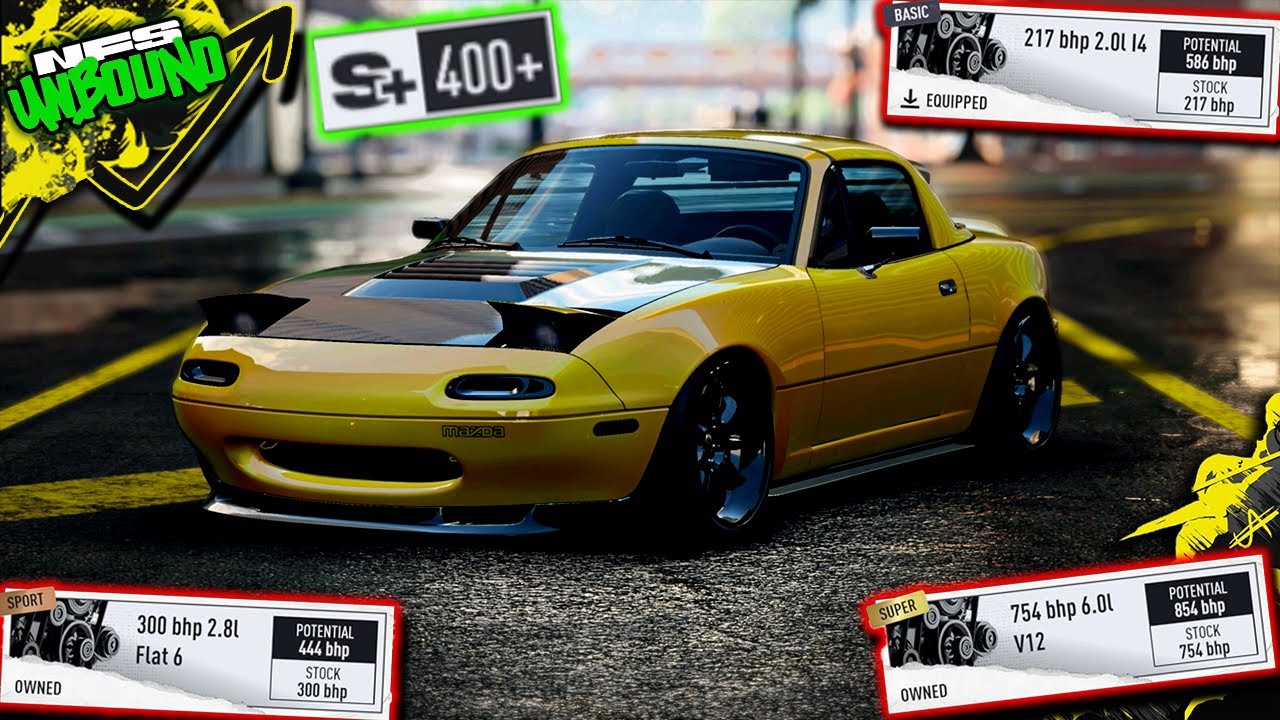 Best Engine Swap for S+ Tier | Mazda MX-5 Miata '96 | Need For Speed ...