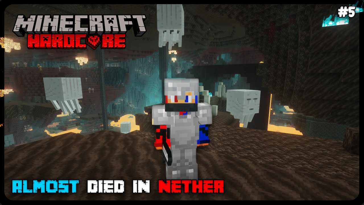 Almost Died in Nether - Minecraft Hardcore #5 - The Devil Boy YT - YouTube