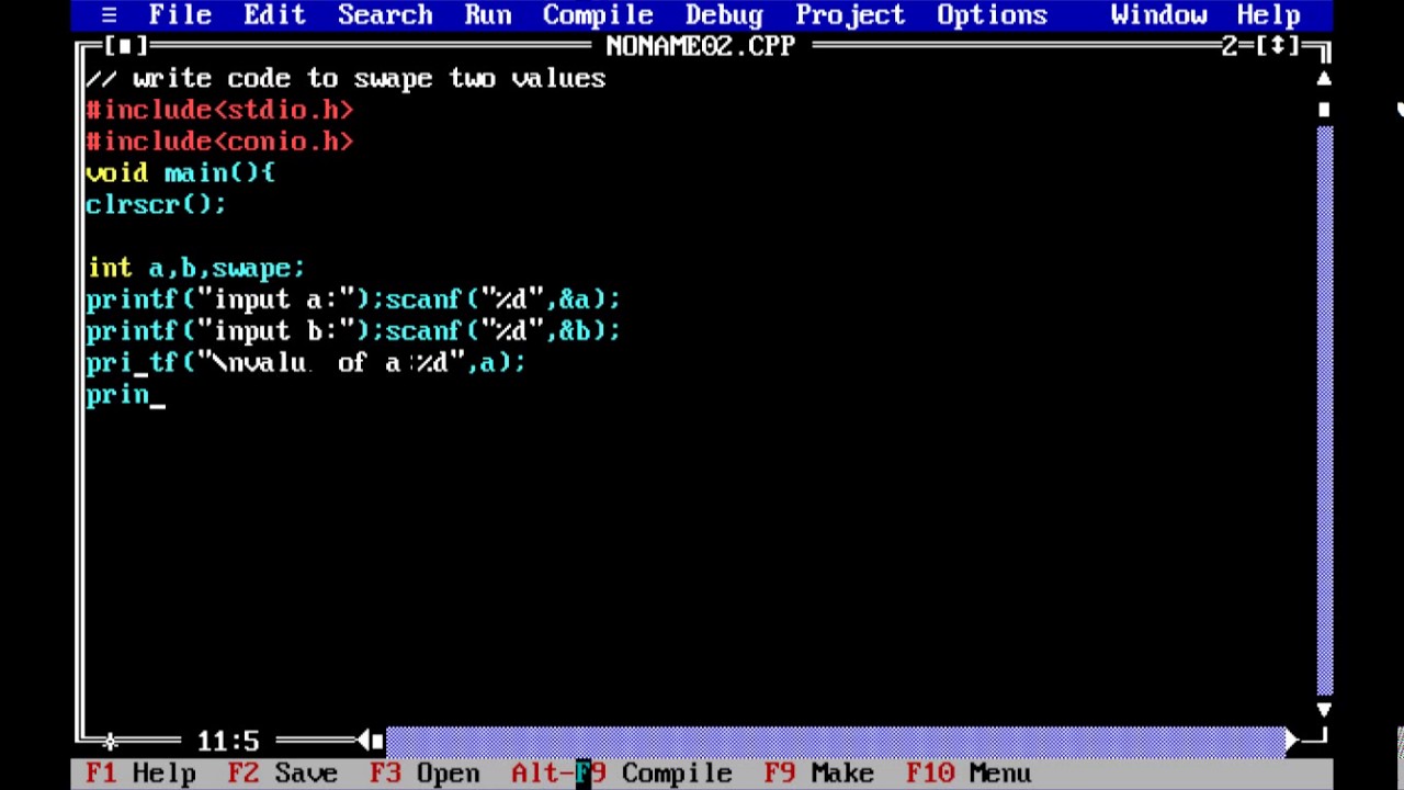 50 C Programing Language Swape Two Values YouTube 50-c-programing-language-swape-two-values-youtube