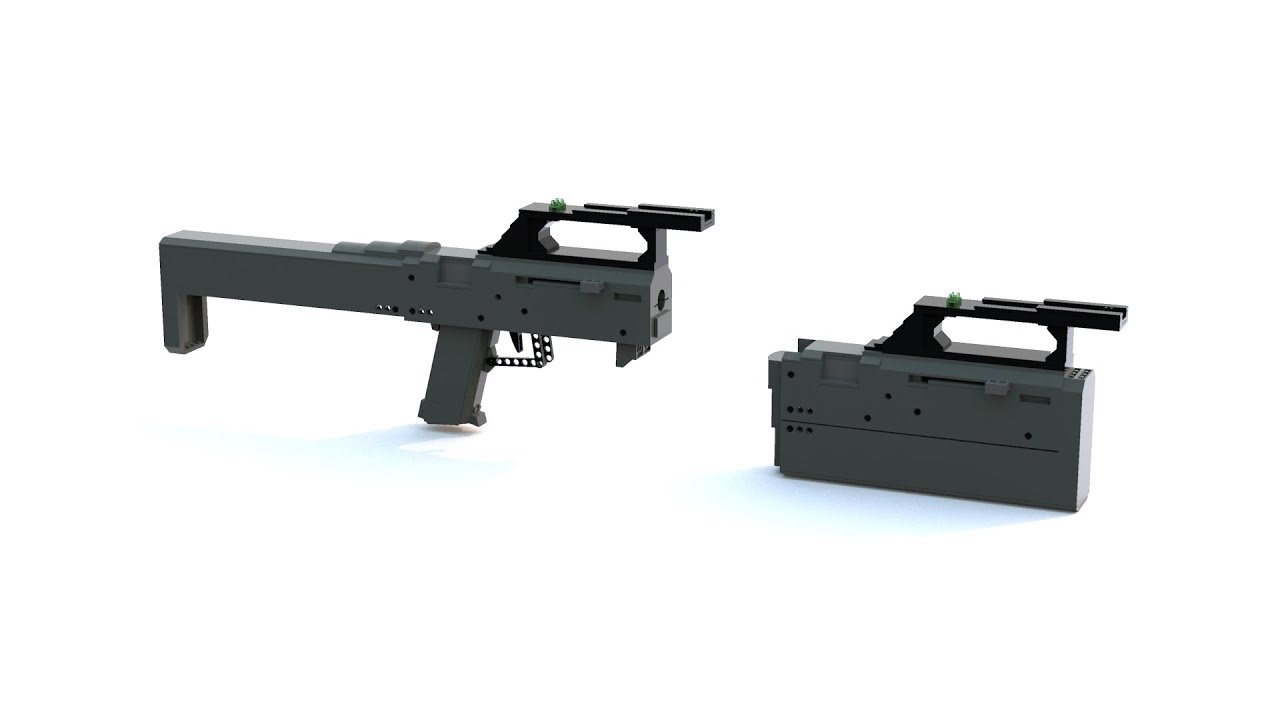 Custom Lego Gun MOC: FMG-9 [R6S] - YouTube