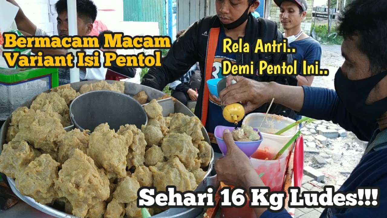 SEHARI BISA MENGHABISKAN 16 KG!!! PENTOL MAS TAUFIK GRESIK - INDONESIAN ...