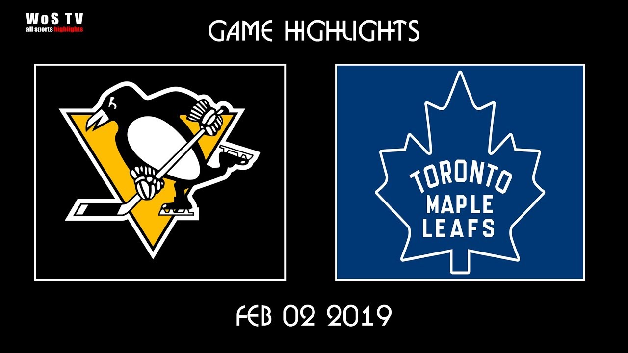 NHL Highlights Pittsburgh Penguins vs Toronto Maple Leafs Feb 2, 2019 ...