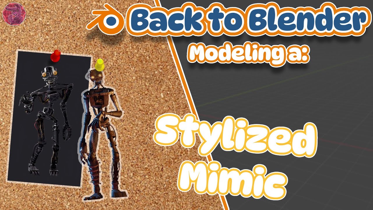 Let's design our own Mimic model! | Stylized Mimic Blender Model Part 1 ...