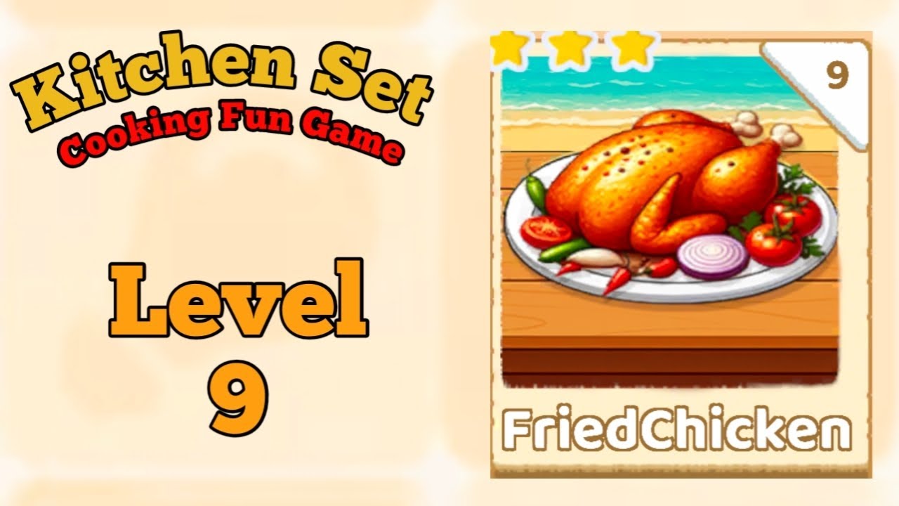 Crazy Kitchen Set Cooking ASMR Level 9 Fried Chicken - YouTube