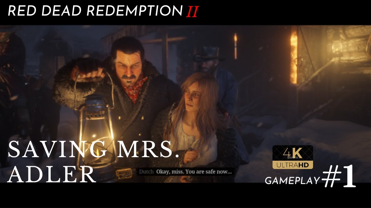 RDR 2 - SAVING MRS. ADLER! |Gameplay #1k | 47cKarna Gaming - YouTube