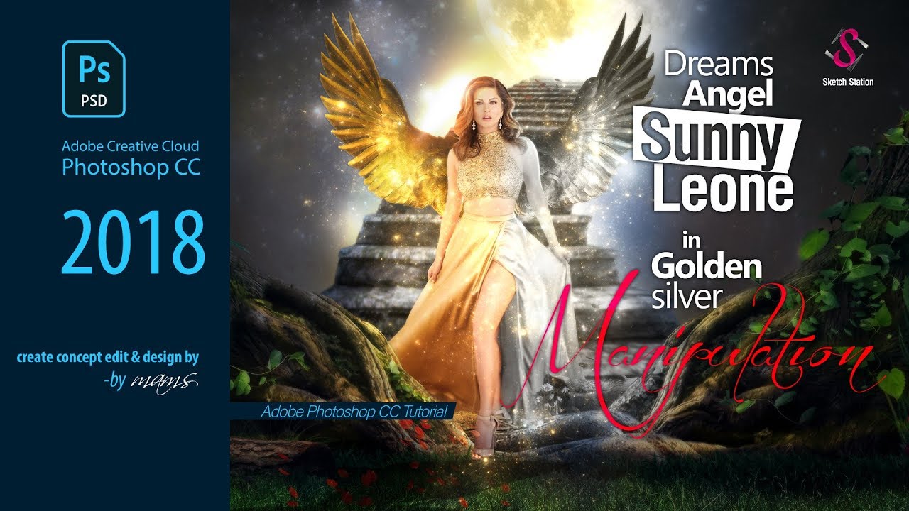 Photoshop Manipulation Dreams Angel I Adobe Photoshop CC 2018 Tutorial ...