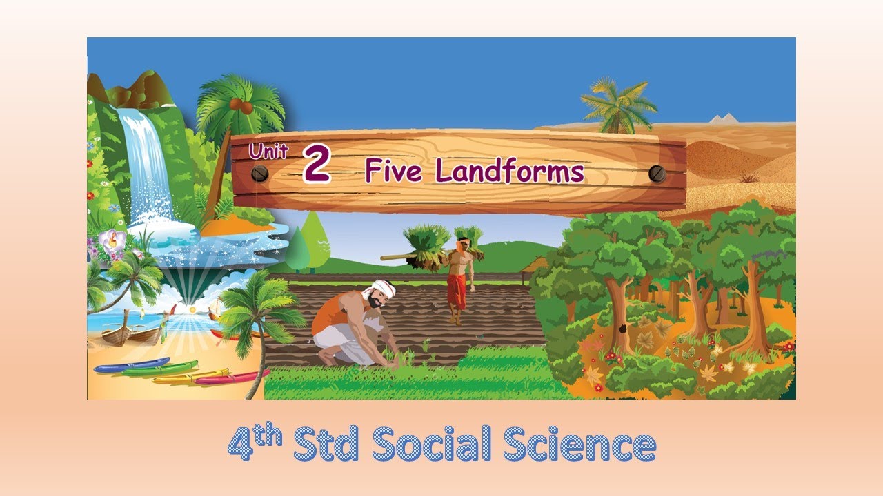Five Landforms 4th Std Unit 2 Social Science - YouTube