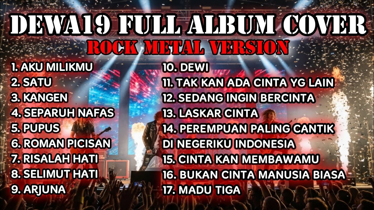 Dewa 19 FULL ALBUM COVER ROCK METAL VERSION (HEAVY METAL TRIBUTE) - YouTube