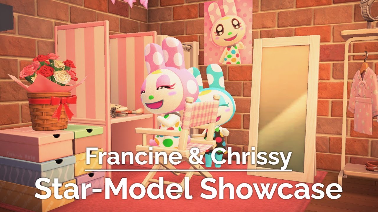 ACNH HHP Build #164 | Francine & Chrissy - Star-Model Showcase - YouTube