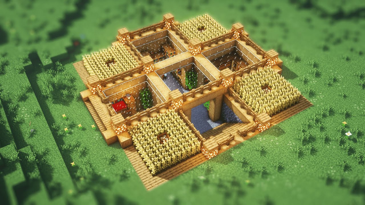 Minecraft Tutorial 🍃 Underground Base (relax) - YouTube