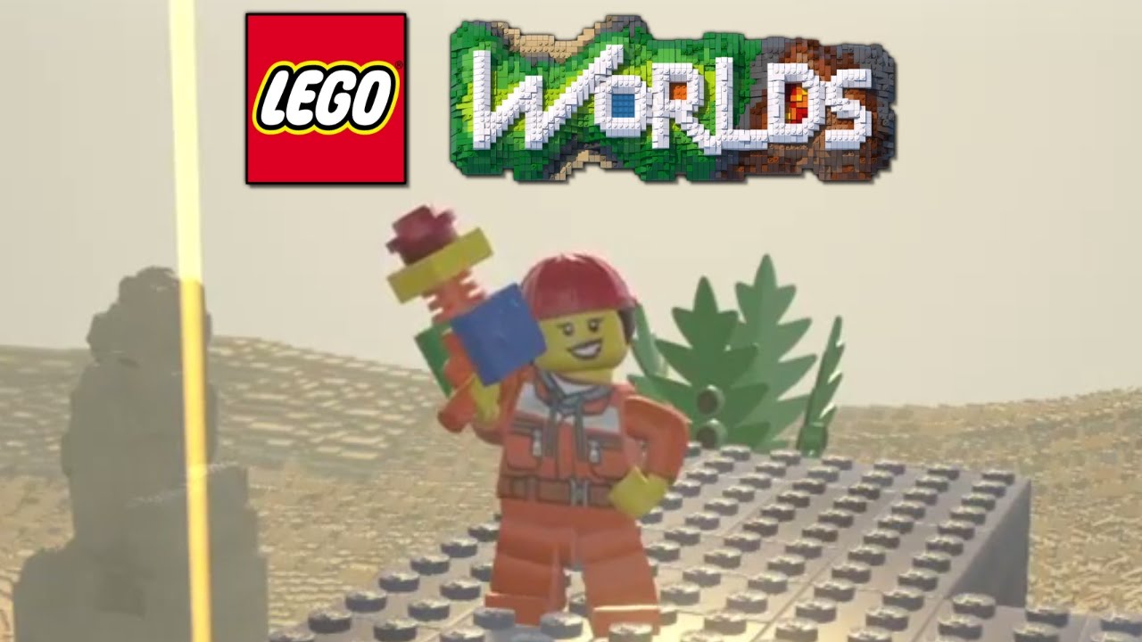 LEGO Worlds - Grapple And Block Gun Gameplay Showcase - YouTube
