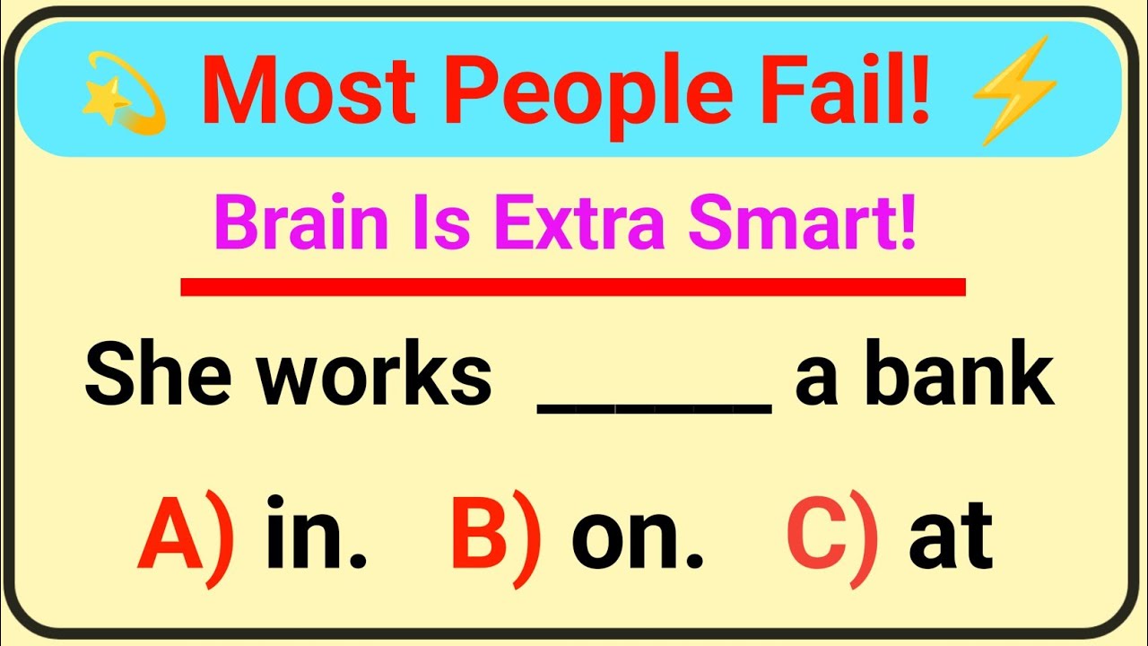English Grammar Quiz Challenge | E 4 English | Everything is Difficult ...