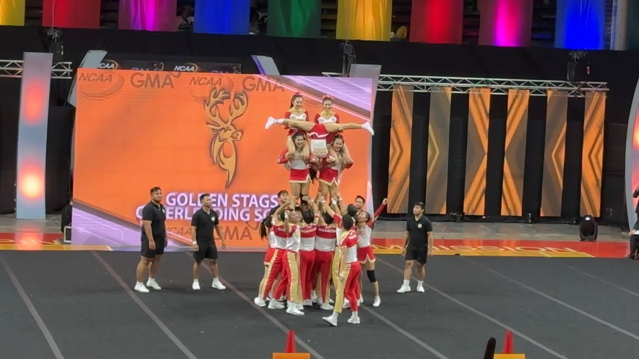 (4K) SSCR Golden Stags Pep Squad - NCAA Cheerleading Competition 2023 ...