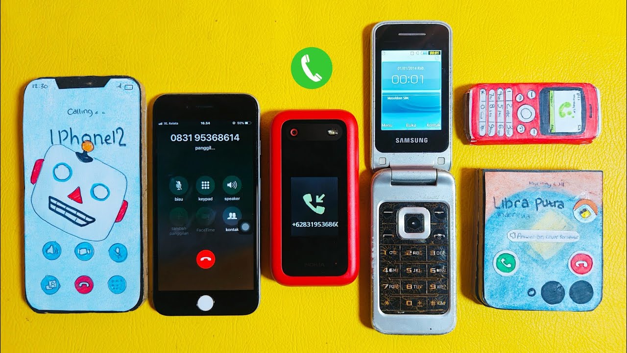 Incoming Call on Samsung Z flip 7, Samsung flip, Nokia ,mini phone ...