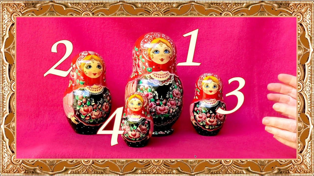 Count 1-10 with nesting dolls | simple counting skills to learn numbers ...