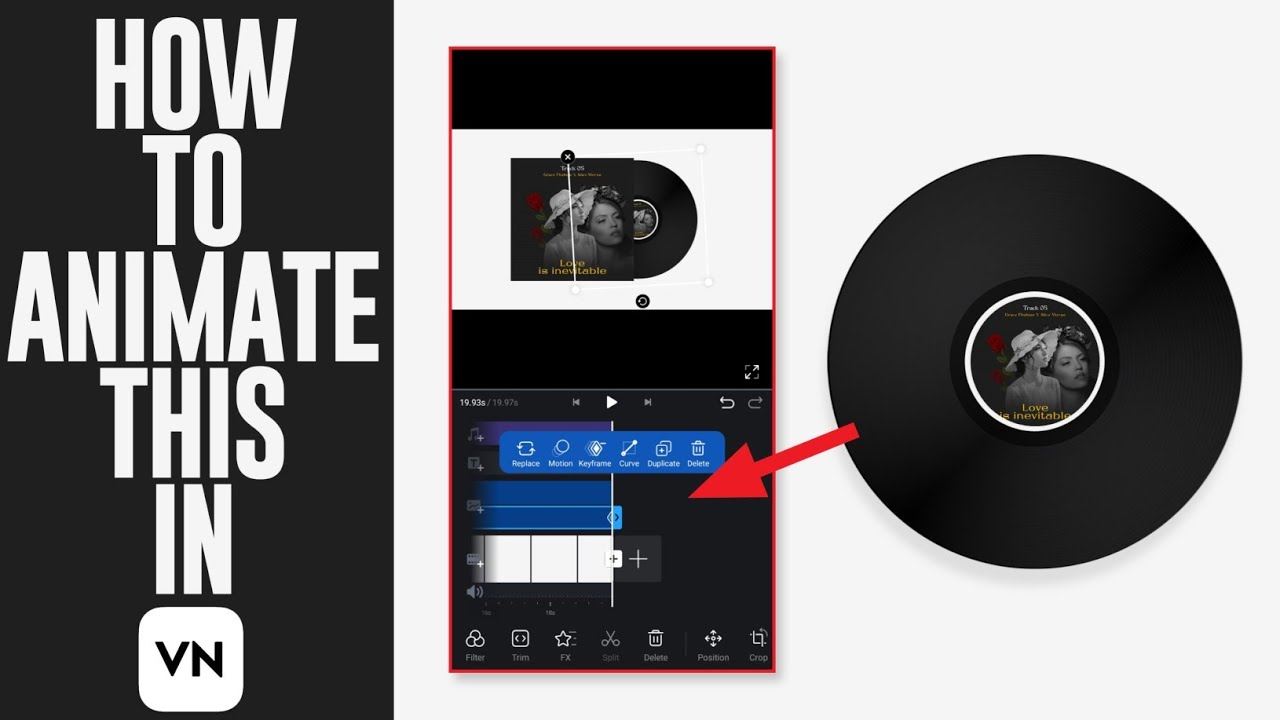 How to Animate CD in your cover art using VN editor - YouTube