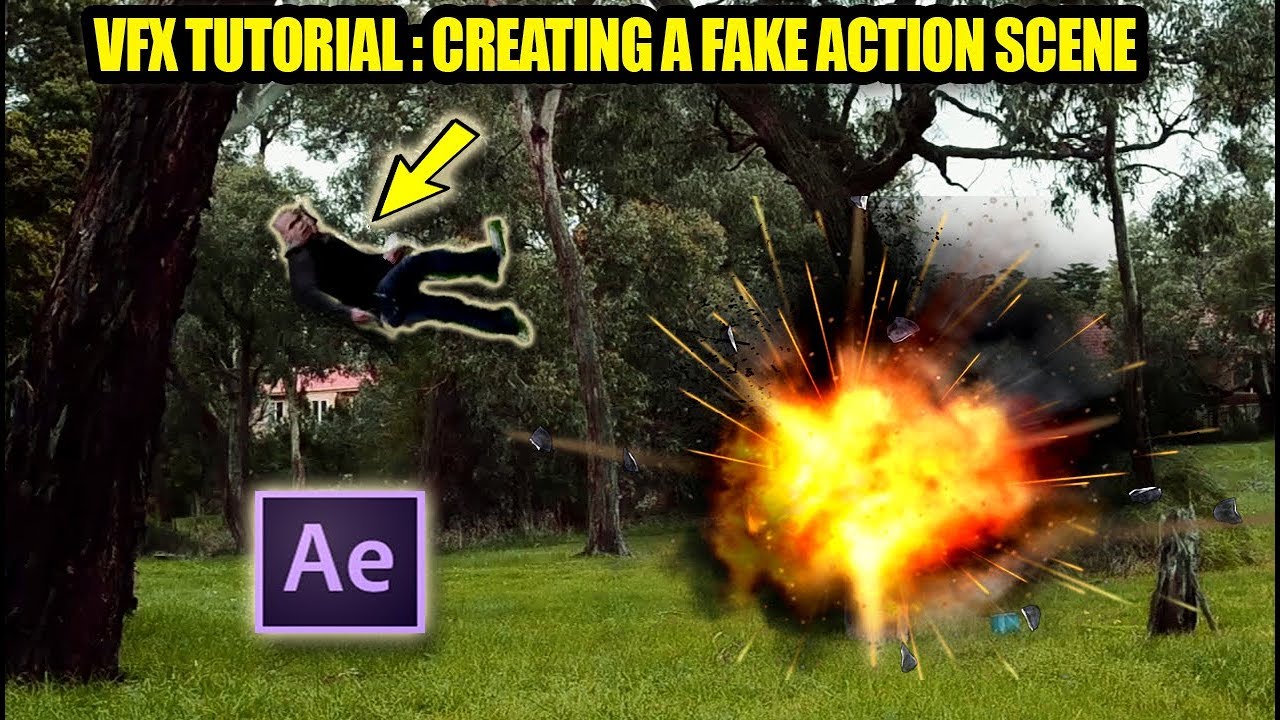 VFX TUTORIAL # 1 - How To Create a Fake Action Scene in Adobe After ...