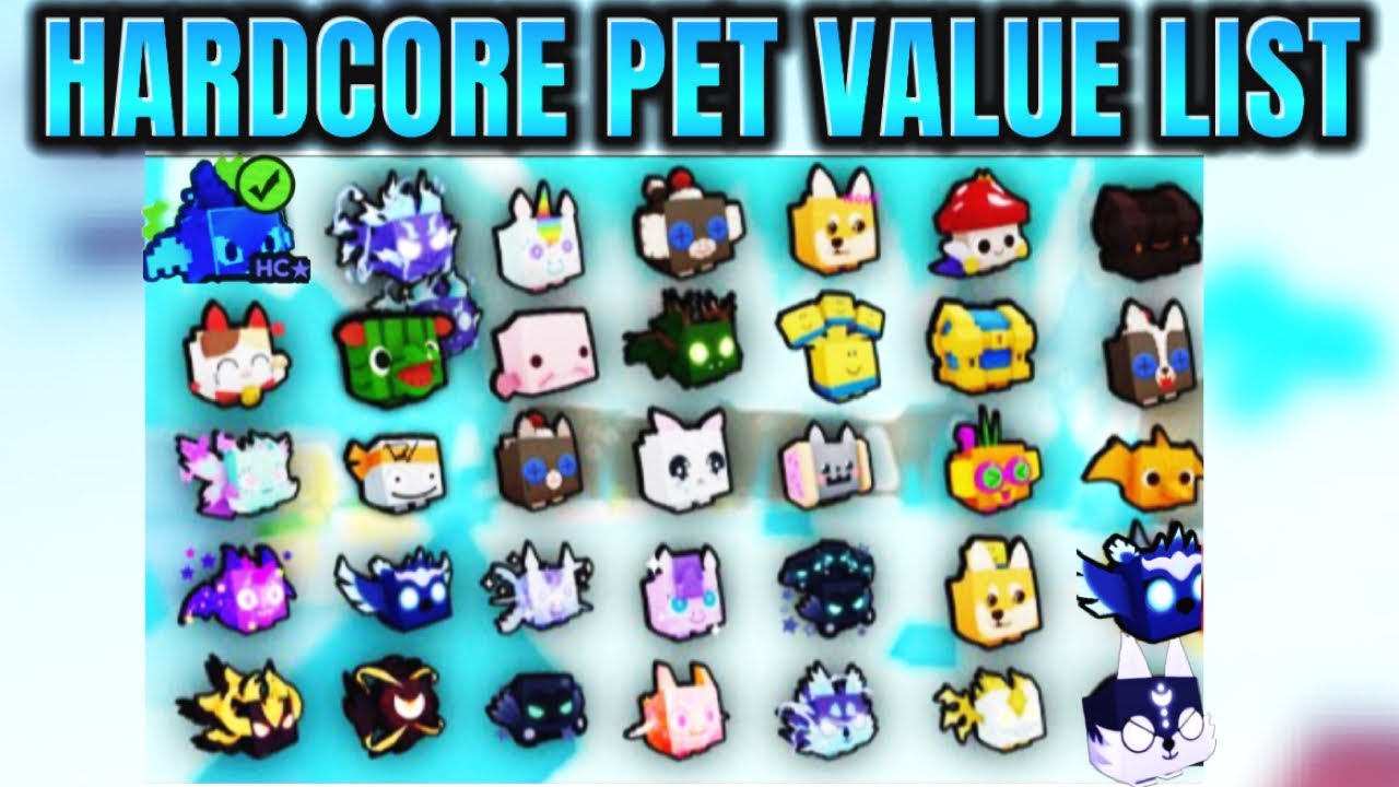 Updated Pet Value List | Pet Simulator X - YouTube