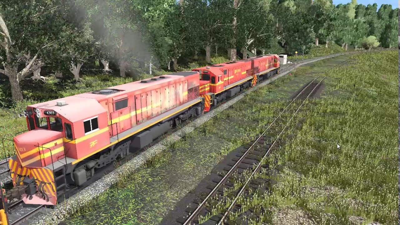 TRAINZ BRASIL 2019,, RFFSA ANOS 80 CRUZAMENTO. - YouTube