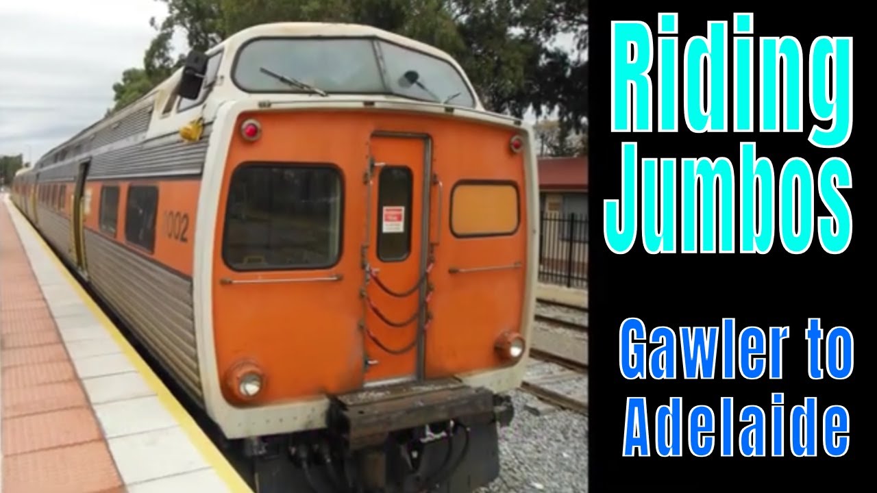 Jumbo Railcar Gawler to Adelaide - Riding a 2000/2100 Diesel Train (SAR ...
