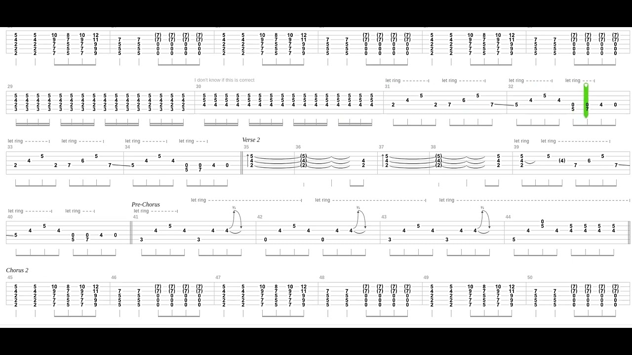 Rusted From The Rain Tab by Billy Talent + Guitar only + Guitar tab ...