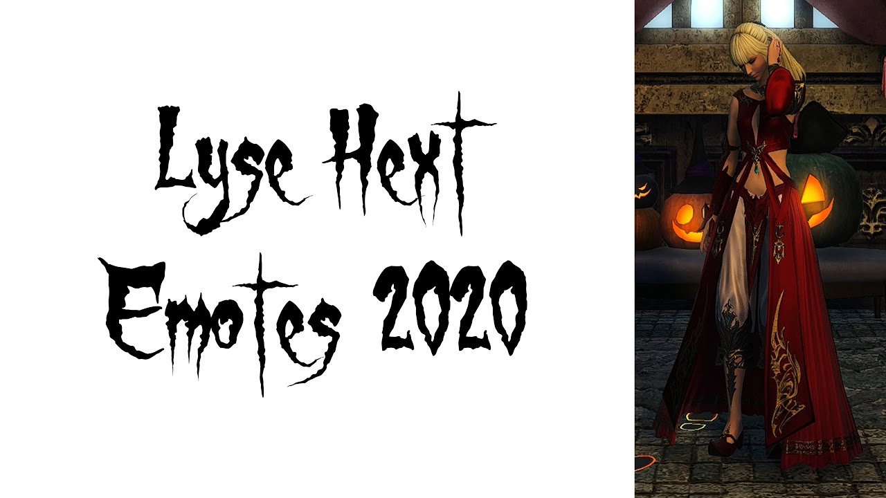 Lyse Hext Emotes (2020 2K) - YouTube