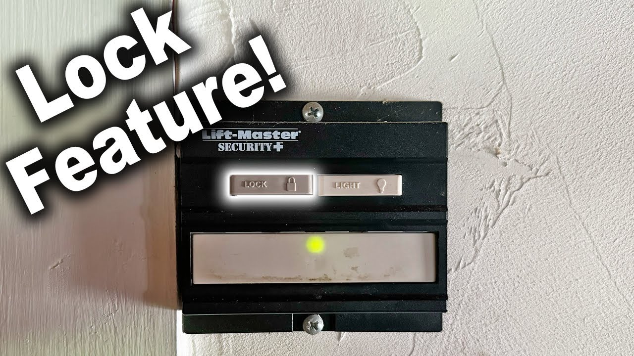 How to Lock Your Garage Door Remotes | Lift-Master Security + - YouTube