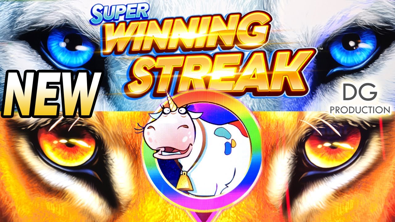 NEW 50 FREE SPINS BONUS SUPER WINNING STREAK UNICOW SIGHTING LION & WOLF SLOT MACHINE L&W ...
