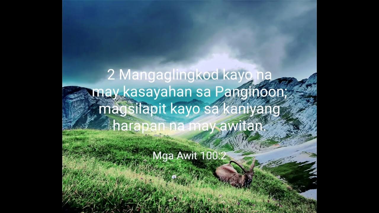 BIBLIYA BERSIKULO Mga Awit 100 2 YouTube bibliya-bersikulo-mga-awit-100-2-youtube