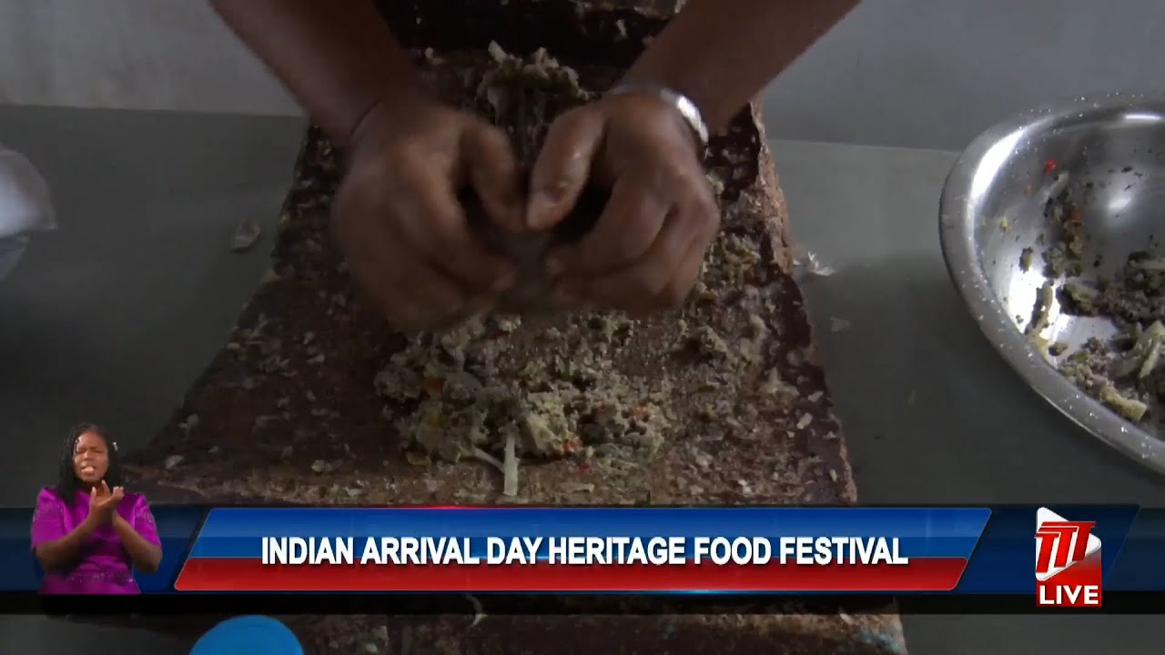 Feel Good Moment Indian Arrival Day Heritage Food Festival - YouTube