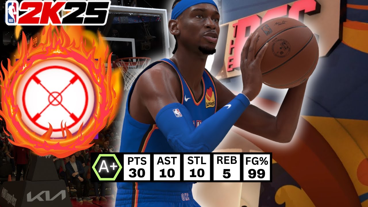 SGA is the PERFECT REC PG in NBA 2K25! 2-WAY DEMI GOD - YouTube