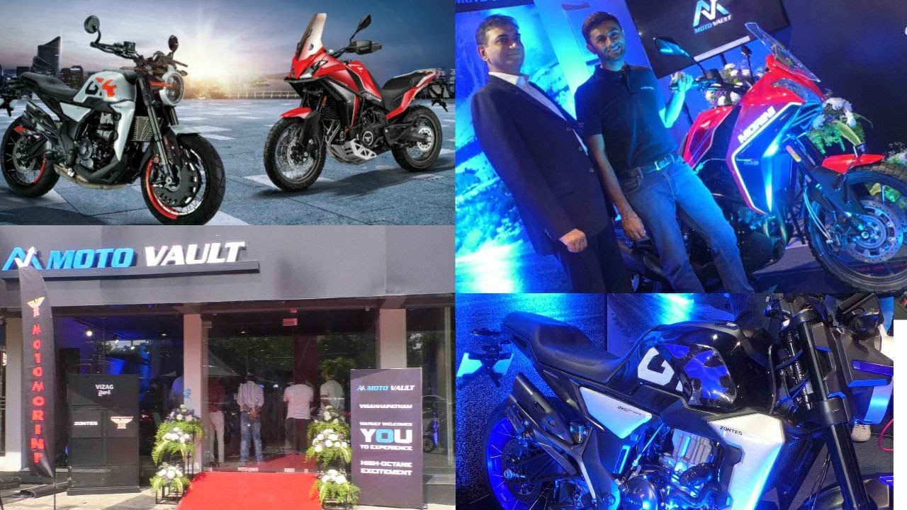 MOTO VAULT GRAND INAUGURATION @VISAKHAPATNMA || Moto Morini X-Cape 650 ...