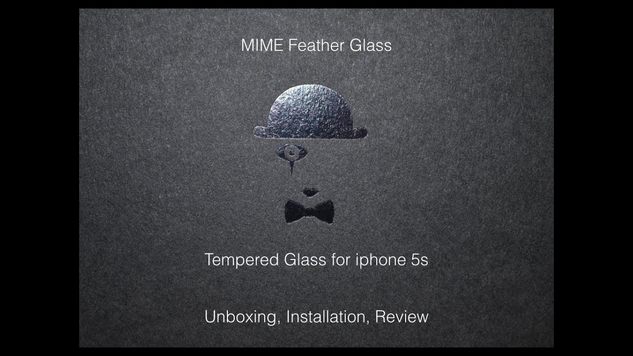 Mime-USA Feather Glass for the iPhone 5S Unboxing and Installation ...