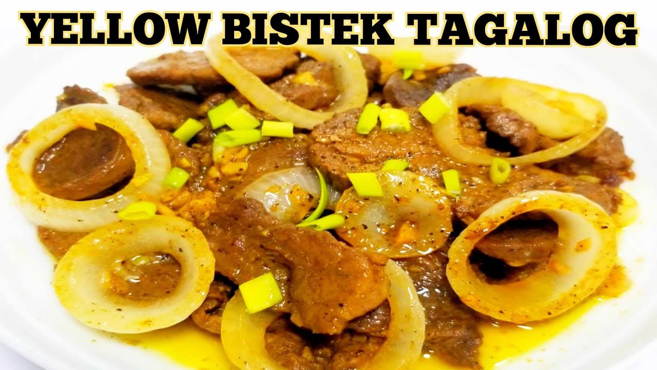 BISTEK TAGALOG || PAANO MAGLUTO NG YELLOW BISTEK TAGALOG - YouTube