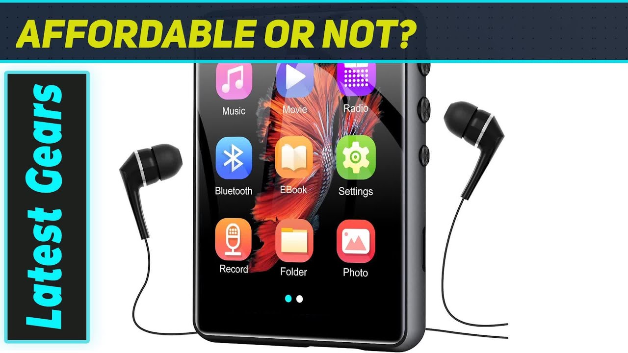 Best Budget MP3 Player? ZAQE 64GB Bluetooth 5.3 Music Player - YouTube
