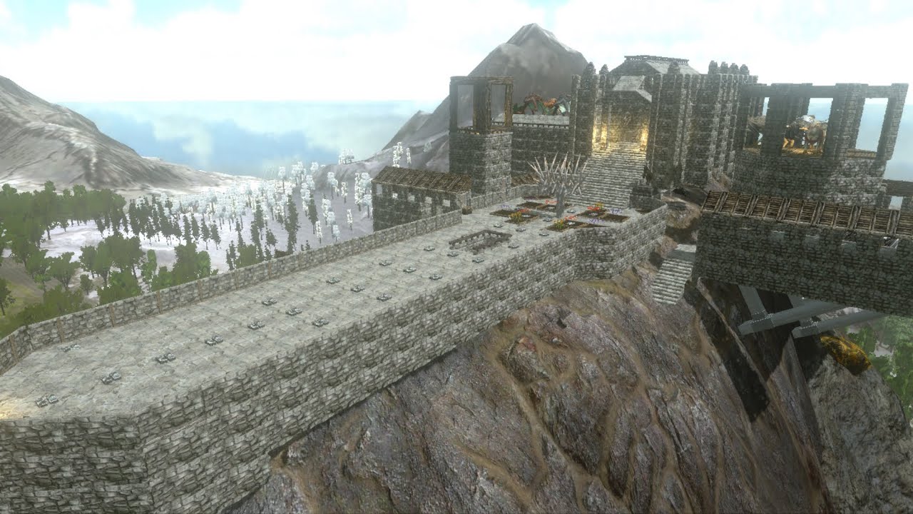 Minas Tirith | Lord Of The Rings Builds | Ark Mobile - YouTube