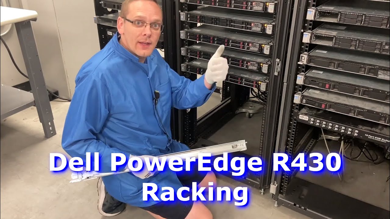Dell PowerEdge R430 | How To Rack a Server | Server Racking | Sliding ...